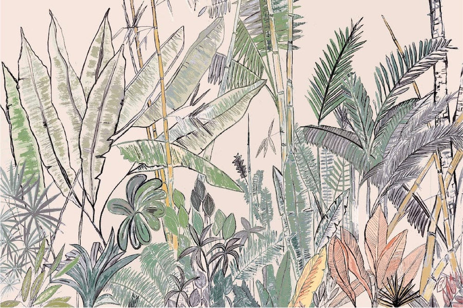 Papier peint sur mesure Feuillage | Personnalisez votre intérieur ...